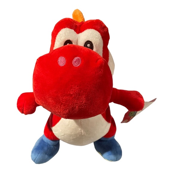 Nintendo | Toys | 4 Nintendo Super Mario Bros Red Yoshi Plush Nwt ...